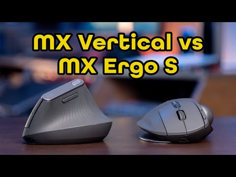 Which to Buy? Logitech MX Ergo S Trackball vs MX Vertical Ergonomic Mouses Compared