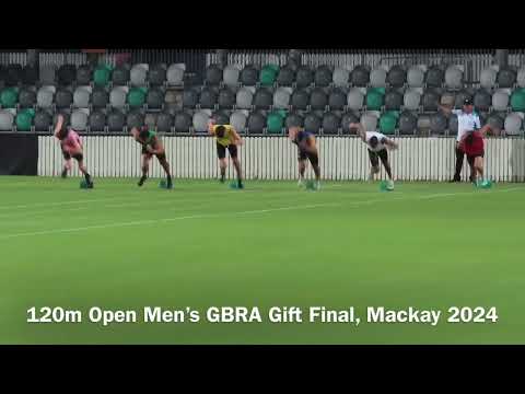 120m Open Men's Gift Final, GBRA Gift, Mackay 27 March 2024