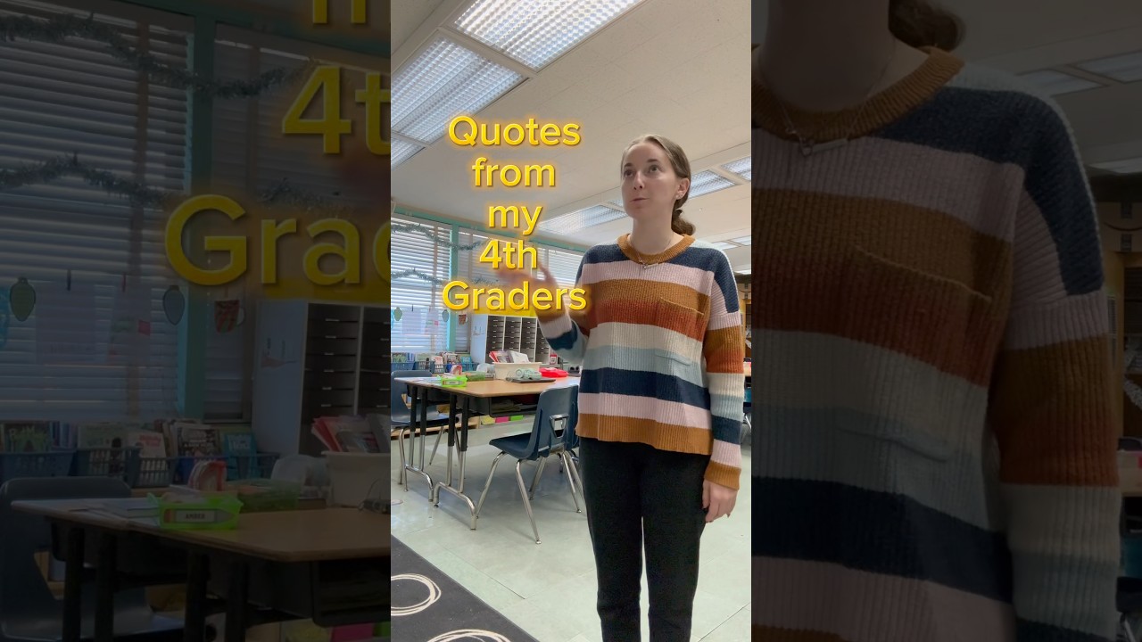 4th Graders are low key relatable😂 #school #classroom #teacher
