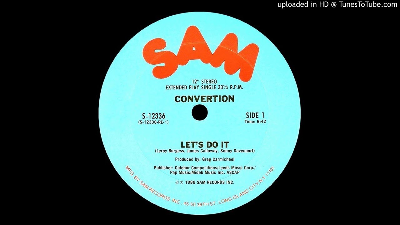 Convertion - Let's do it 12'' (1980)