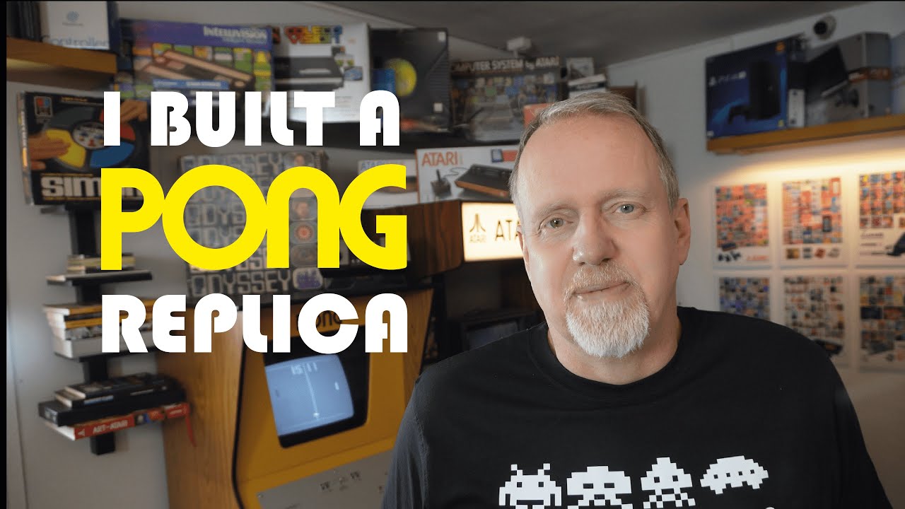 I built an Atari Pong replica