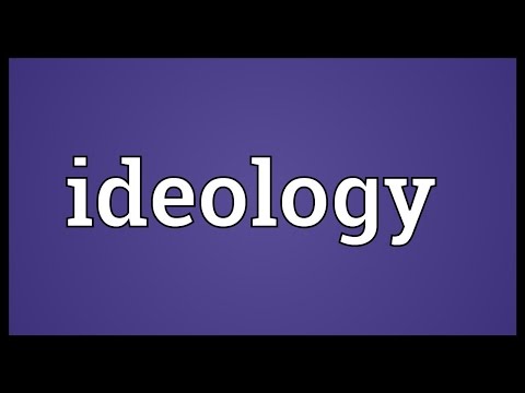 Ideology Meaning