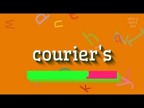 How to say "courier's"! (High Quality Voices)