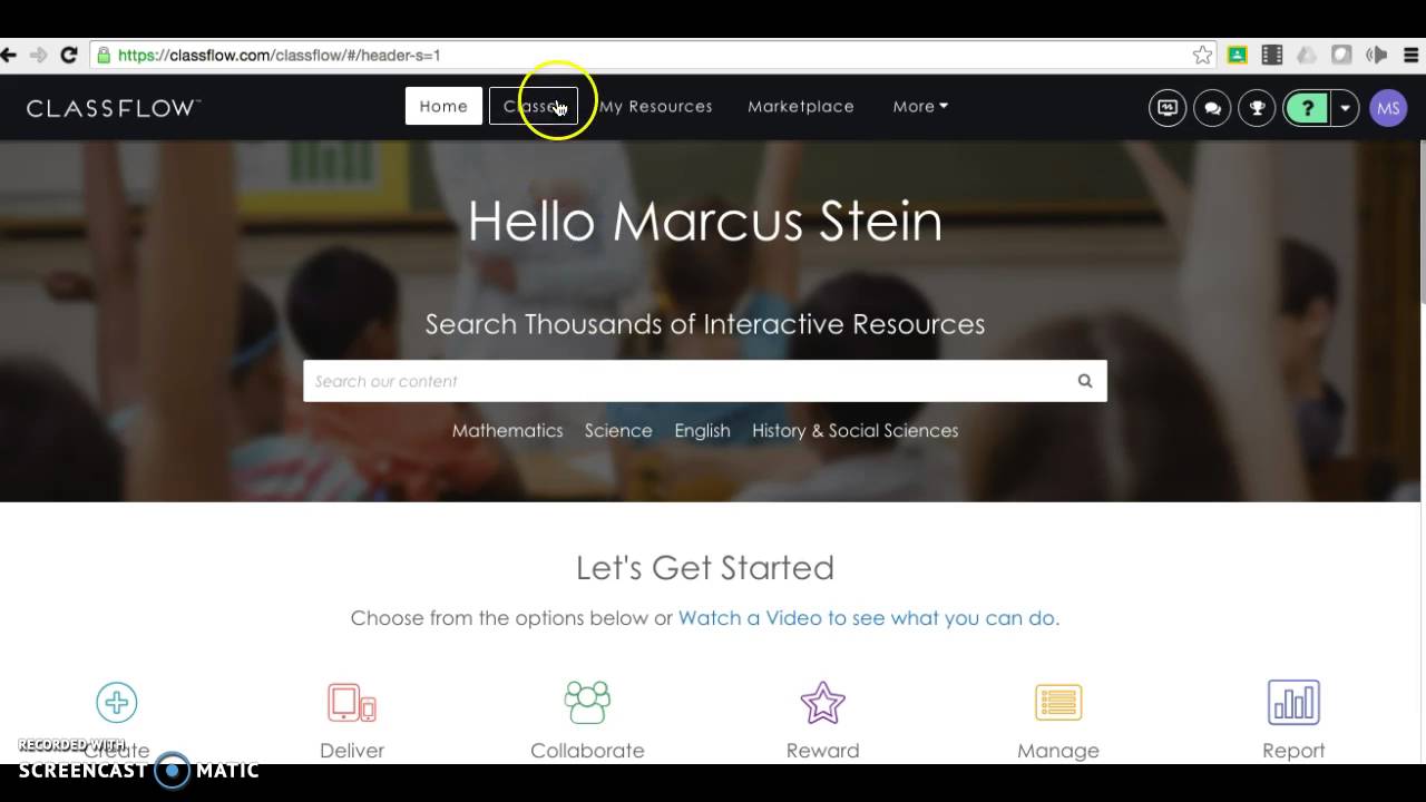 Setting up a Classflow Class