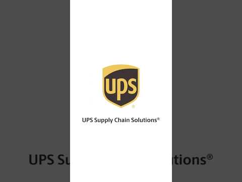 How does UPS Supply Chain Solutions work for logistics? | #ups #solutions #freight #techhistory