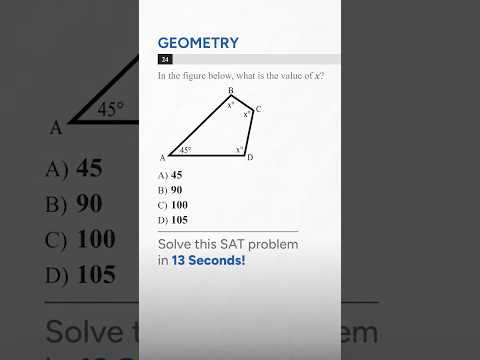 Can You Solve This 360° Quadrilateral Puzzle? | SAT Geometry Secrets Revealed