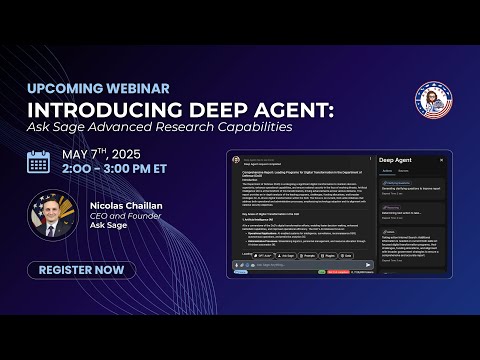 Introducing Deep Agent: Ask Sage Advanced Research Agent