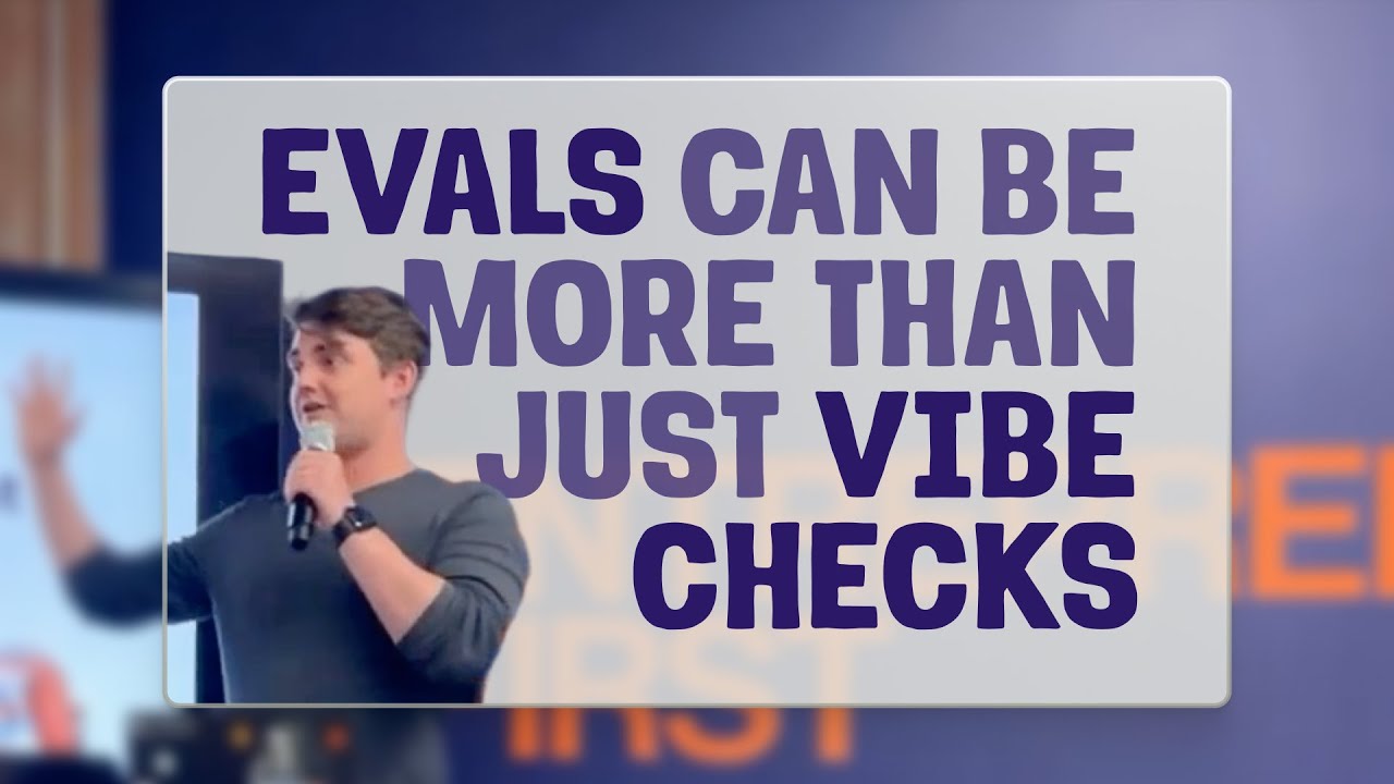 Evals can be more than just vibe checks