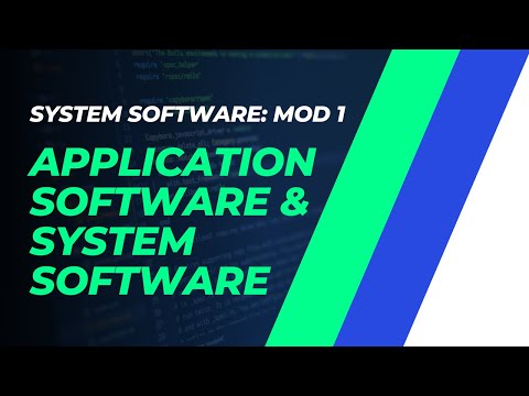 Application Software and System Software | CST305 | SS MODULE 1 | KTU | Anna Thomas | SJCET