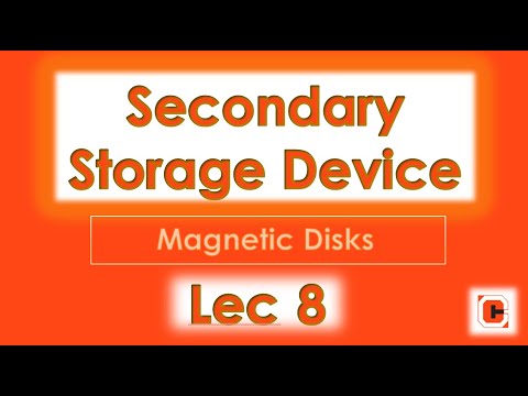 Secondary Storage Devices (Magnetic Disks) || Lec 8