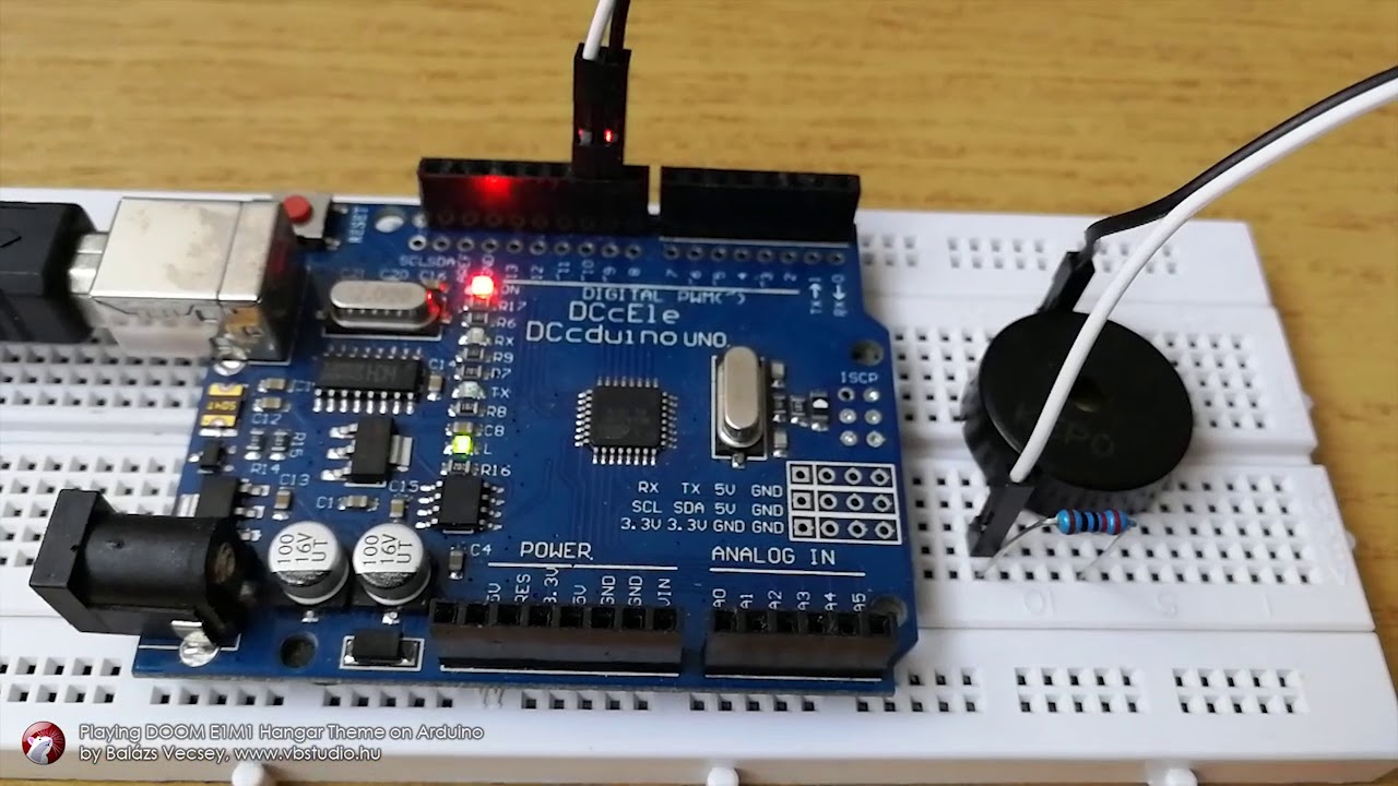 GitHub - Balage/DOOM-E1M1-Hangar-Theme-on-Arduino: This is a short section of "At Doom's Gate ...