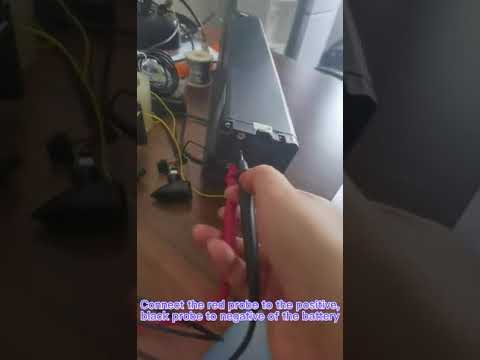 How to test the battery voltage SABER HERALD