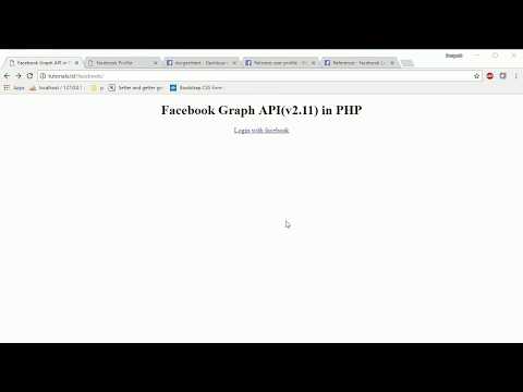 Learn retrieve user profile using facebook graph api in php part2 - Mind Luster