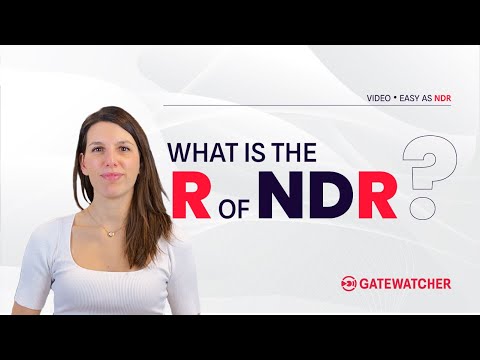 Easy as NDR | What is the R of NDR?