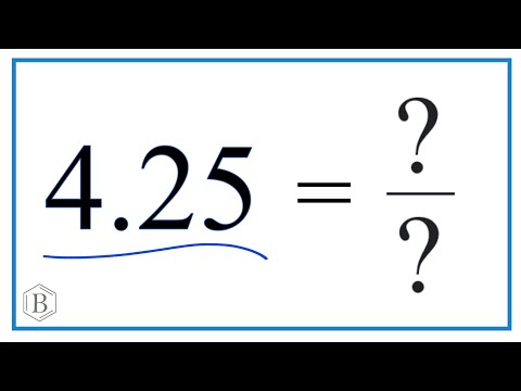 4.25 as a Fraction (simplified form)