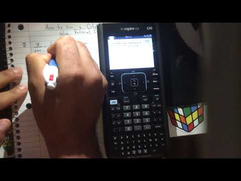 How to use a Calculator to solve Rational Expressions