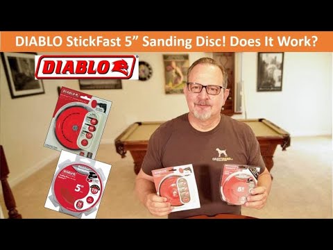 DIABLO Sanding Disc StickFast Kit & 15 Disc Pack Review!!! Stick Fast!#toolshed #diy