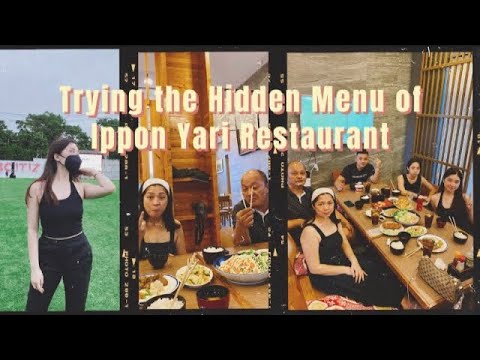 Ippon Yari Japanese Restaurant Review at The Outlets Lipa / Outdoor film viewing