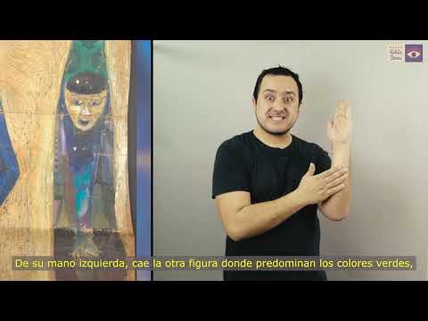 Video accesible obra "Justice" - Violeta Parra