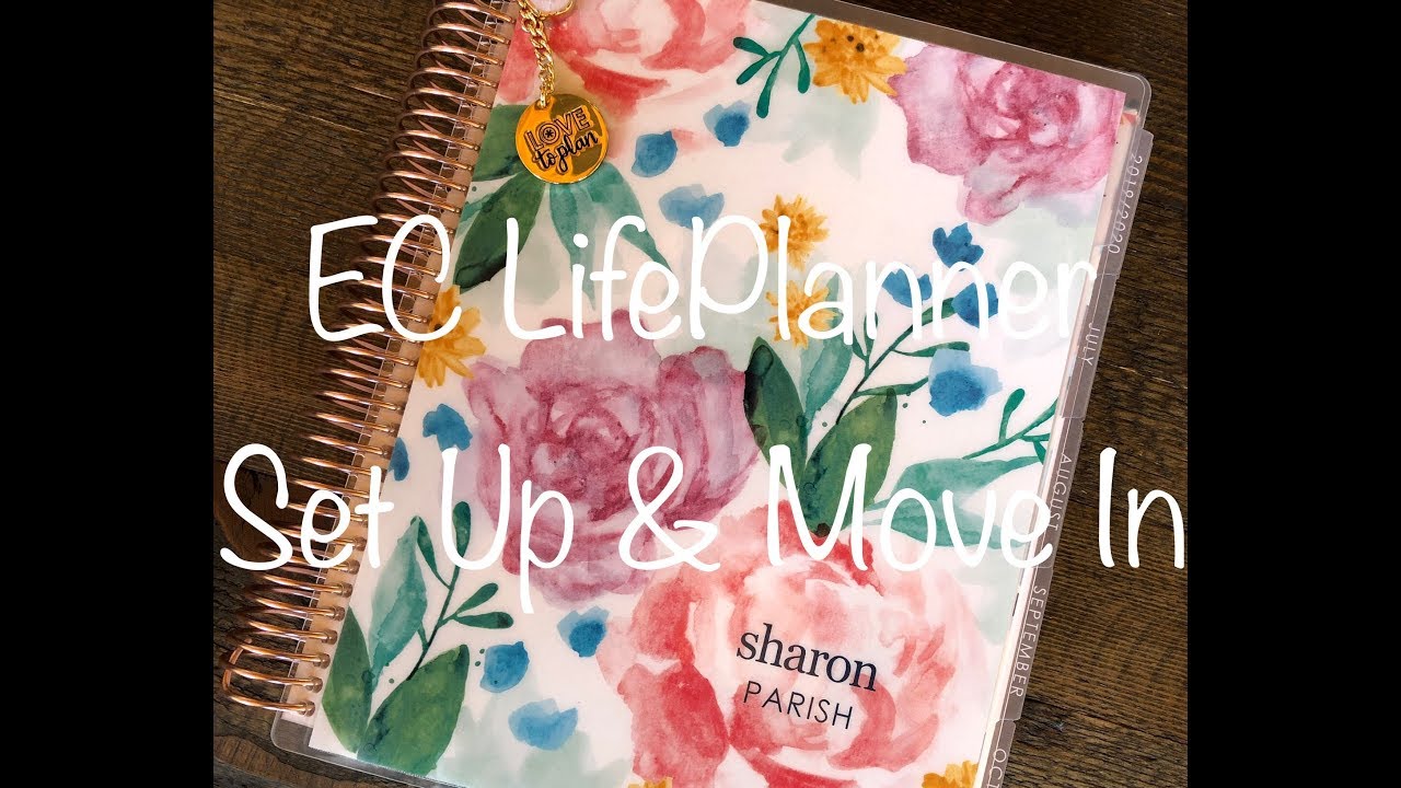 Erin Condren 2019-2020 LifePlanner Set Up & Move In