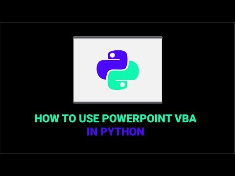 How To Use PowerPoint VBA In Python