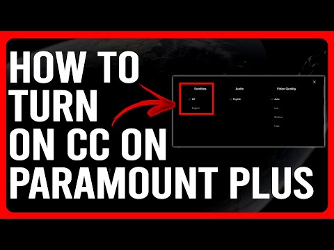 How To Turn On CC On Paramount Plus (How To Enable CC/Subtitle On Paramount Plus)