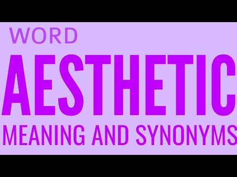 AESTHETIC arhn words