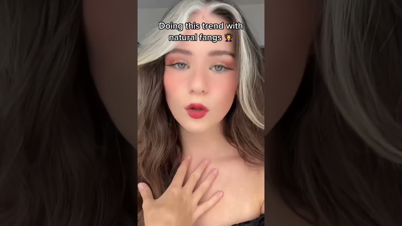 Real VAMPIRE⁉️🧛‍♀️😈 #vampire #teeth #huge #natural