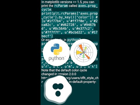 Get default line colour cycle #shorts