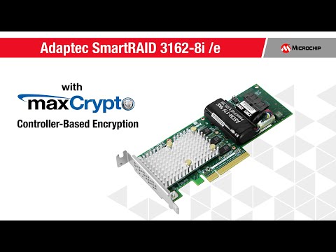 Adaptec® SmartRAID 3162-8i /e RAID Adapter with maxCrypto™