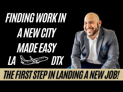 The Fastest Way To Landing a Job in a New City w/ no Network!