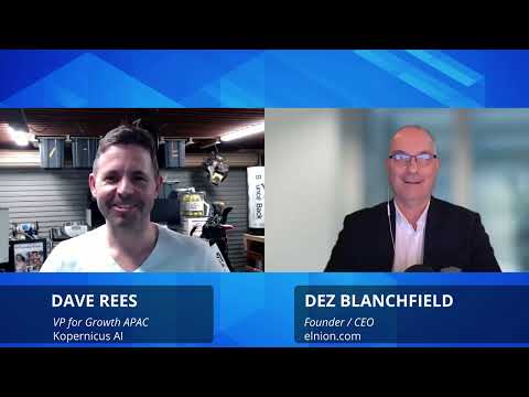 Dave Rees, VP for Growth APAC at Kopernicus AI, discussing BeerOps 2025