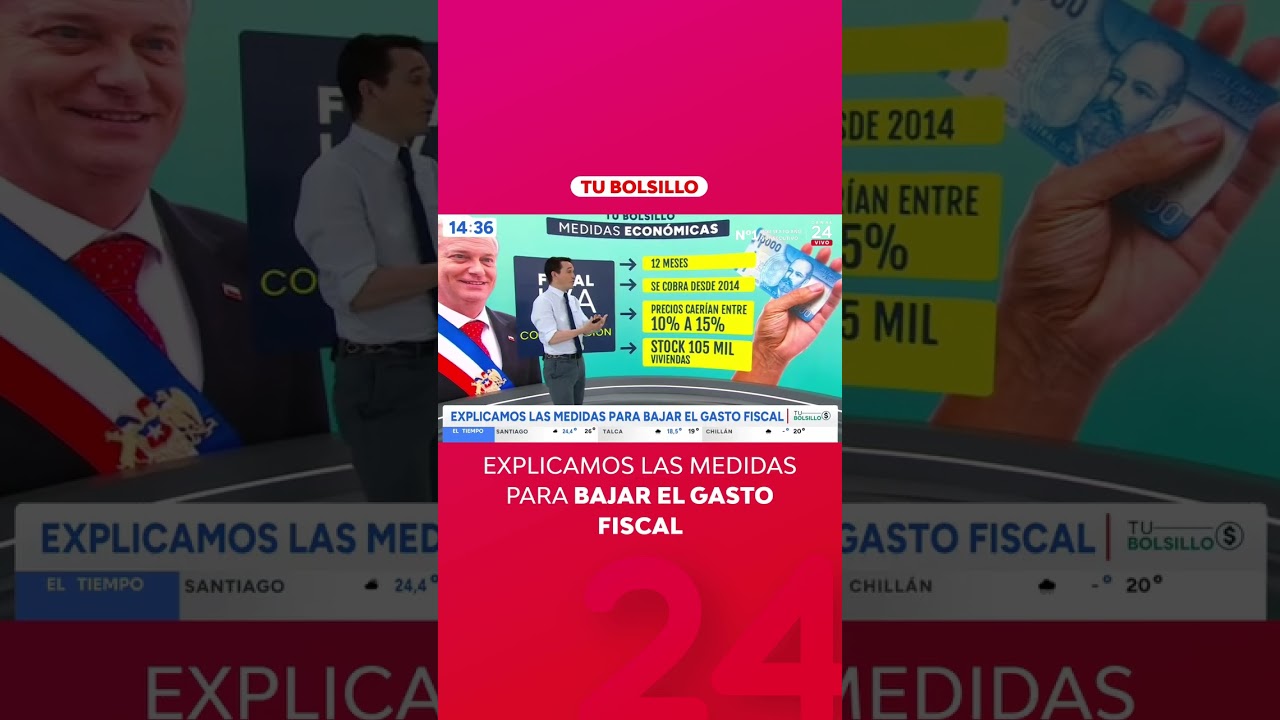 We explain the measures to lower public spending | 24 Hours TVN Chile
