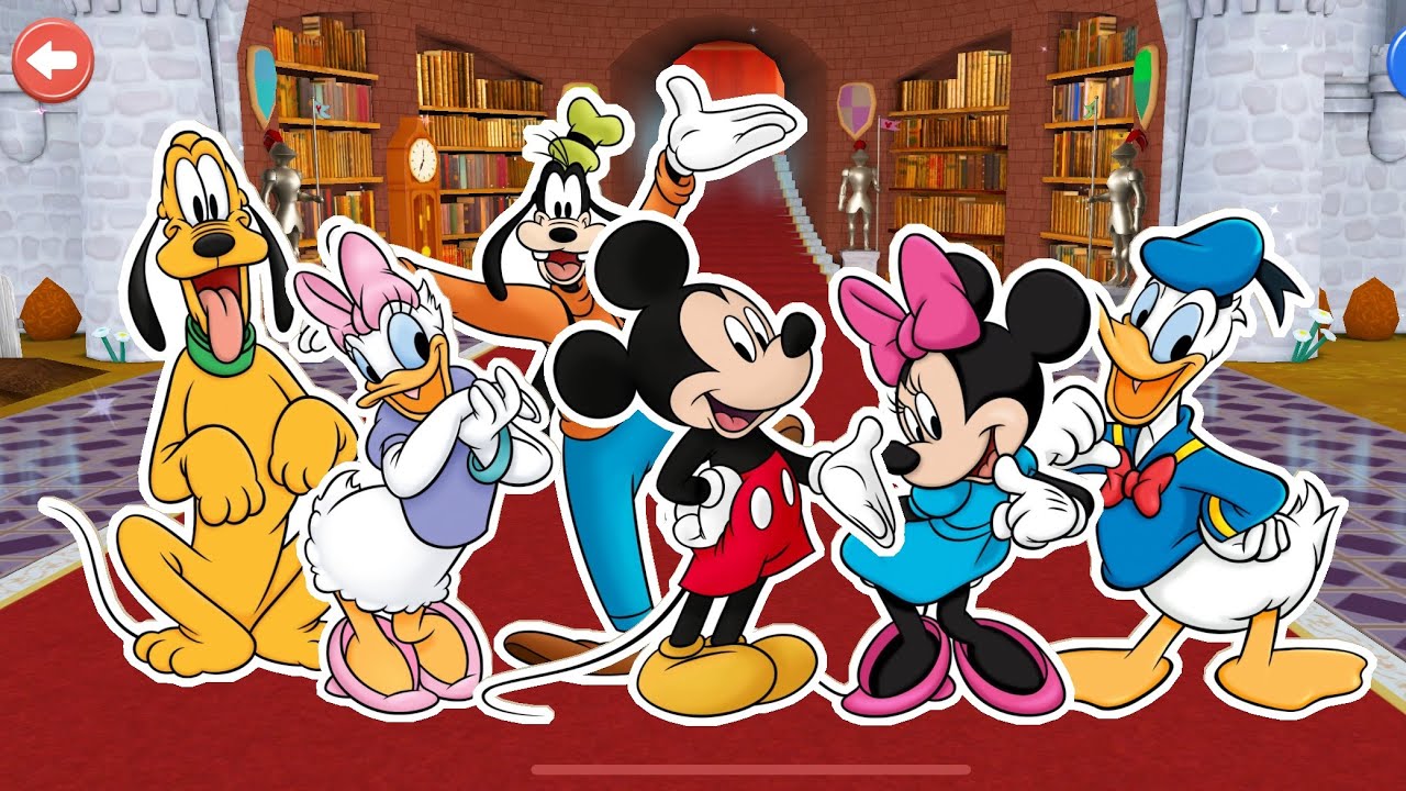 Disney Coloring World: Mickey & Friends Coloring Page Pack