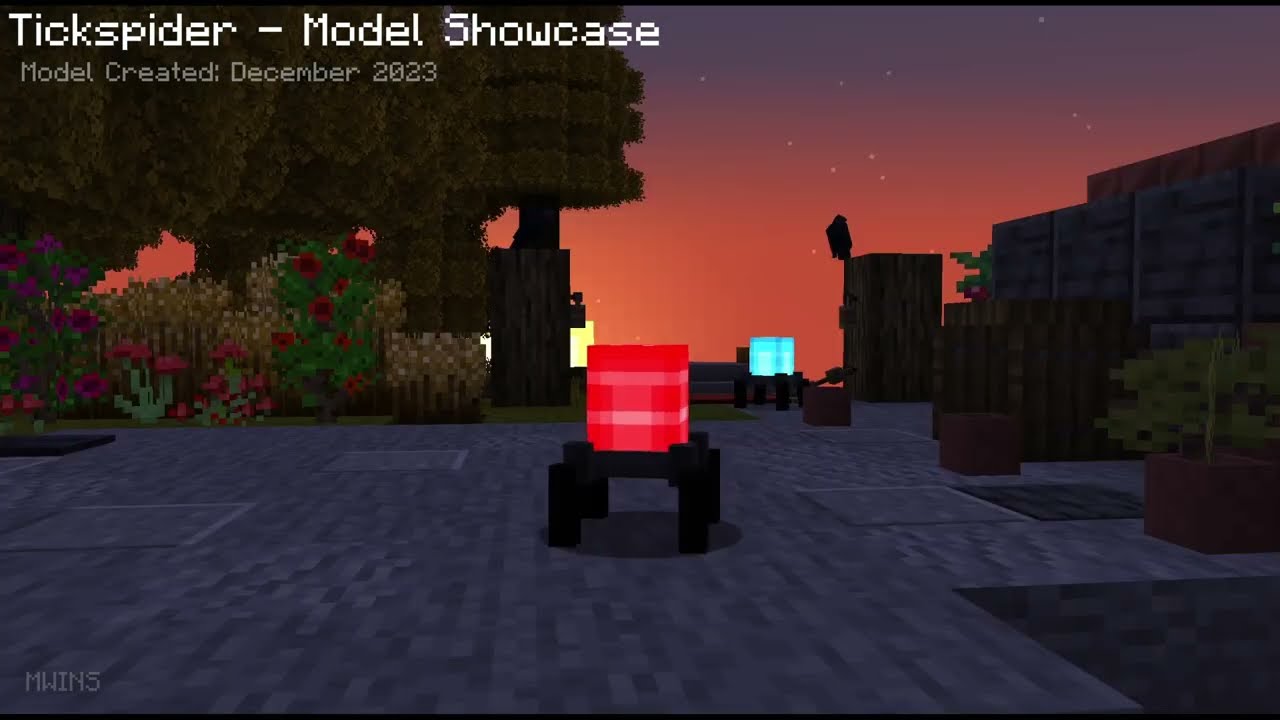 Tickspider from Decaying Winter | Custom Minecraft Player Model