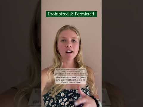 Prohibited vs Permitted 🚫✅ #americanenglish #americanaccent #speakenglish #easyenglish