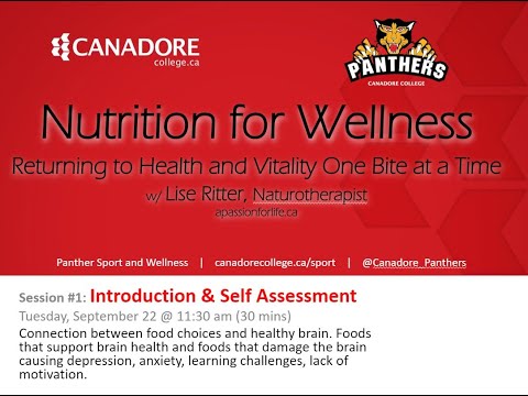 Nutrition for Wellness Episode 1: Introduction and Self Assessment