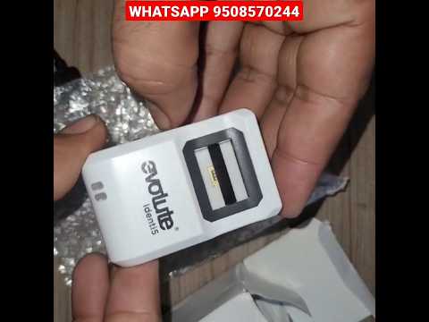 Bluetooth Finger Scanner Device, Bluetooth Biometric Device, Evolute identi5 Biometric Device Order