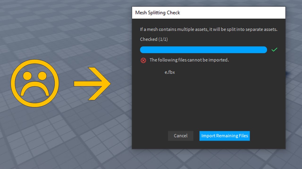 How To Fix Model Importing Errors In Roblox Studio