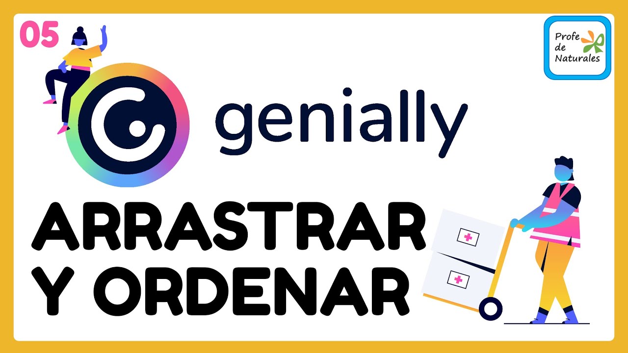 Tutorial Genially 05 Arrastrar y Ordenar