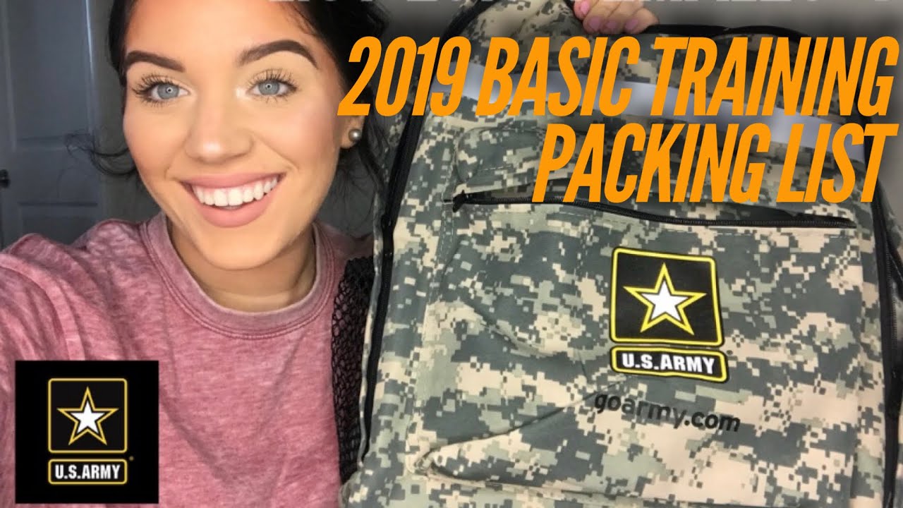BASIC TRAINING PACKING LIST 2019 | What you ACTUALLY need!