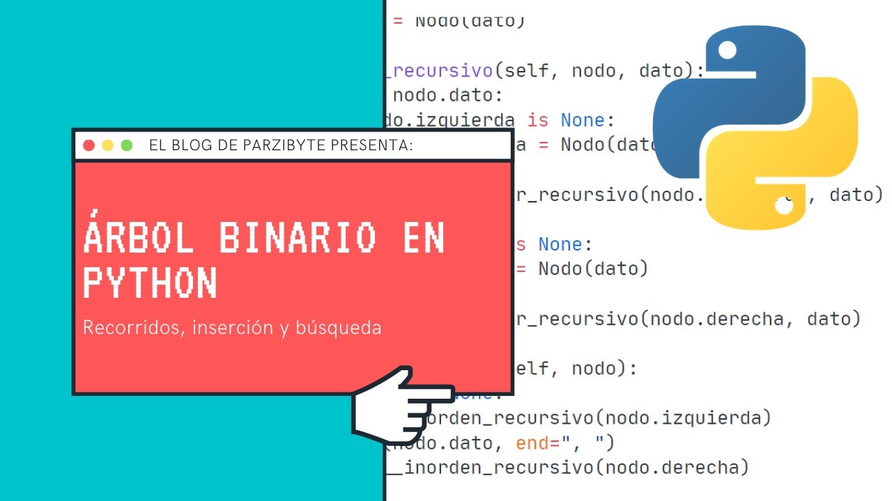 Árbol binario en Python - Estructura de datos en programación