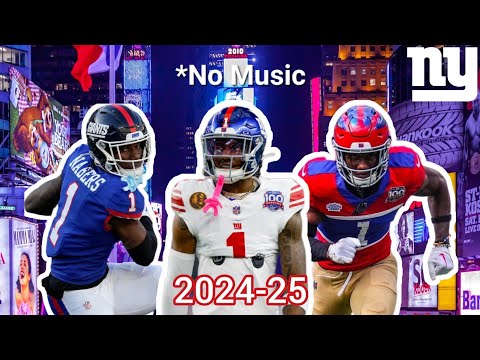 Malik Nabers 2024-25 Rookie Year Highlights (No Music)