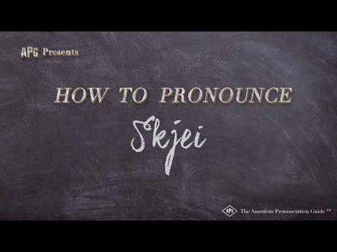 How to Pronounce Skjei (Real Life Examples!)