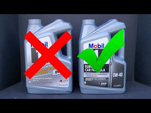 European Motor oil vs American Motor oil!