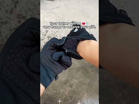 Gift your dad warm, waterproof gloves this season! #fok