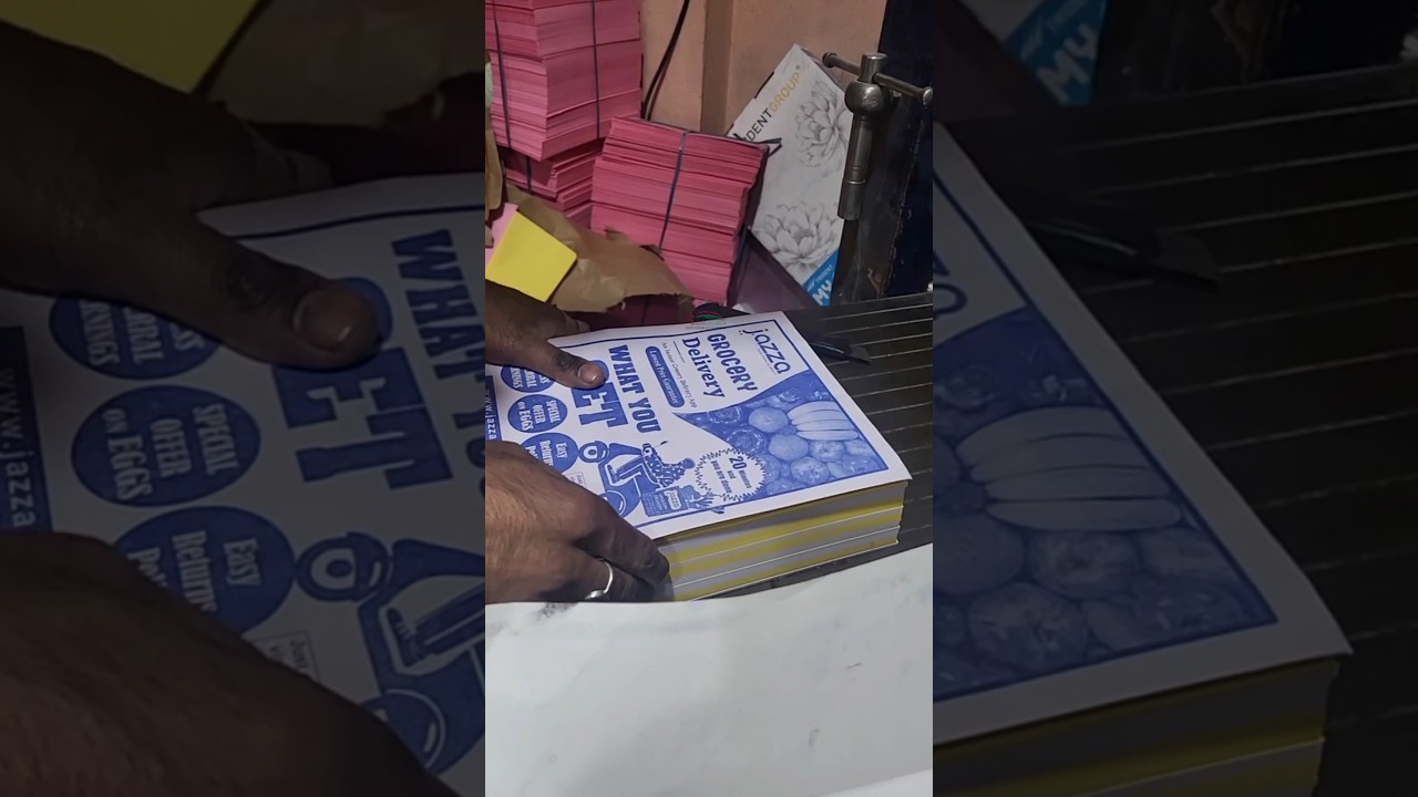 A4 Pamphlet Printing Single Color– #brochureprint #billbook #printedflyers #invitationprinting