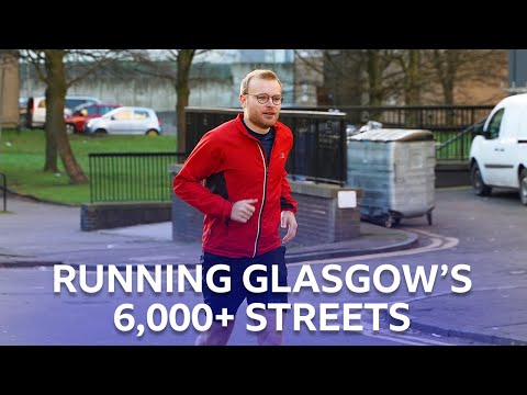 Why I Ran All 6,000+ Streets In Glasgow | BBC Scotland News