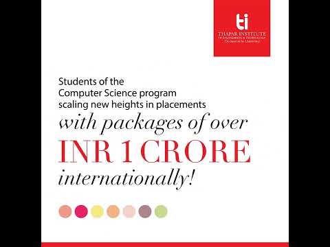 Thapar Institute of Engineering & Technology| Stellar Placements 2022