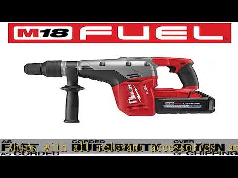 Milwaukee Tool 2717-22HD Rotary Cordless SDS Max Hammer Drill Kit 1-9/16 Inch 18.75 Inch M18 Fuel S